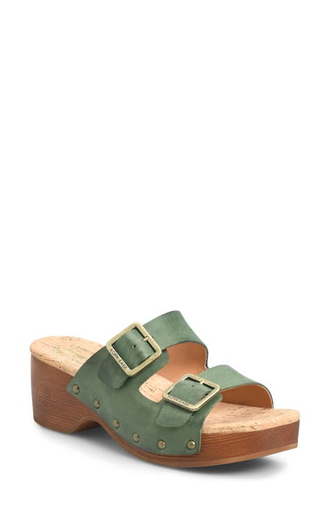 Women's Green Low Heel Sandals | Nordstrom