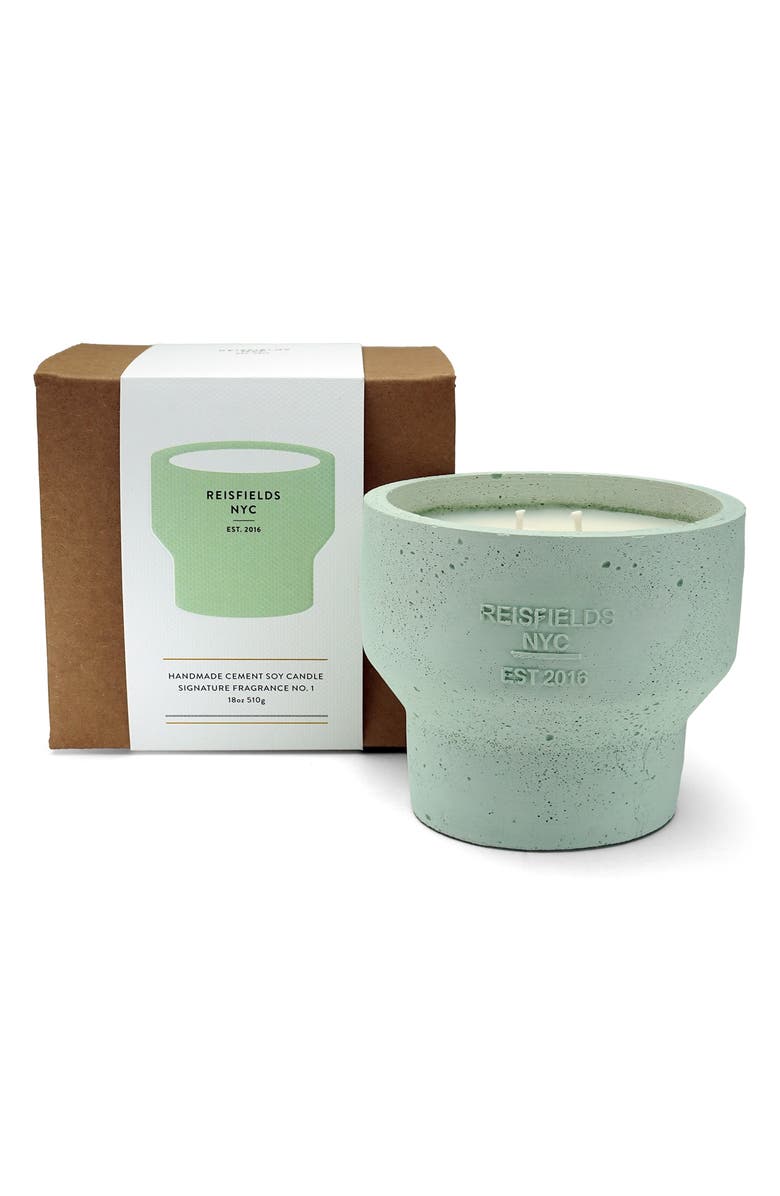 REISFIELDS Mint No. 1 Cement Candle | Nordstrom