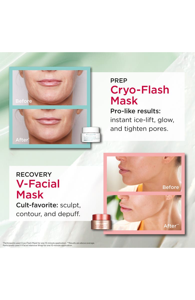 Clarins Cryo-Flash Instant Lift Effect & Glow Boosting Face Mask ...