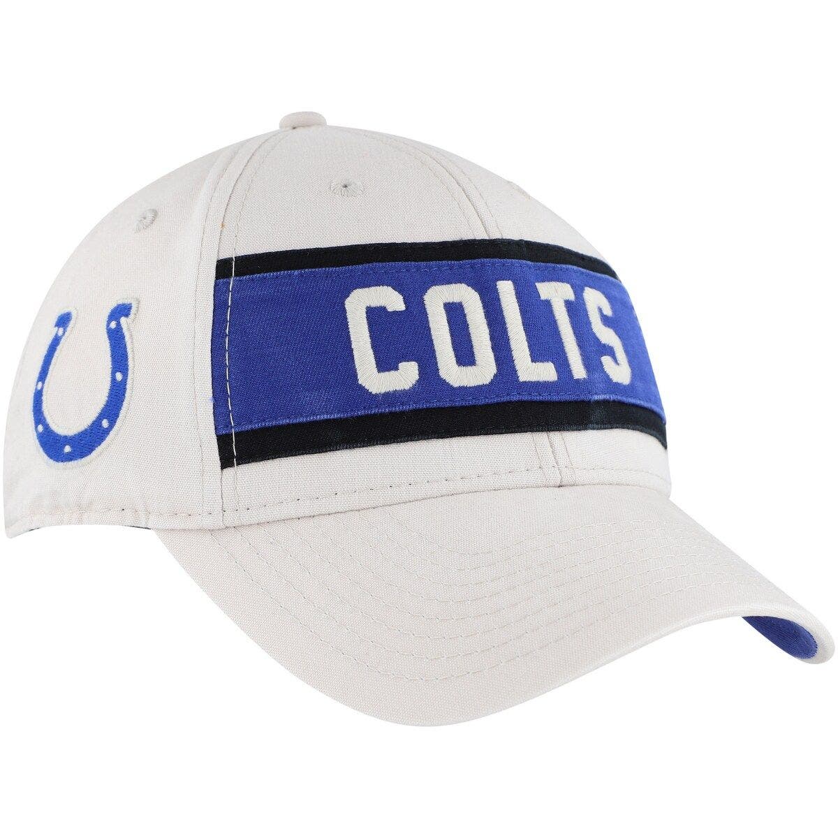 '47 Men's '47 Cream Indianapolis Colts Crossroad MVP Adjustable Hat ...