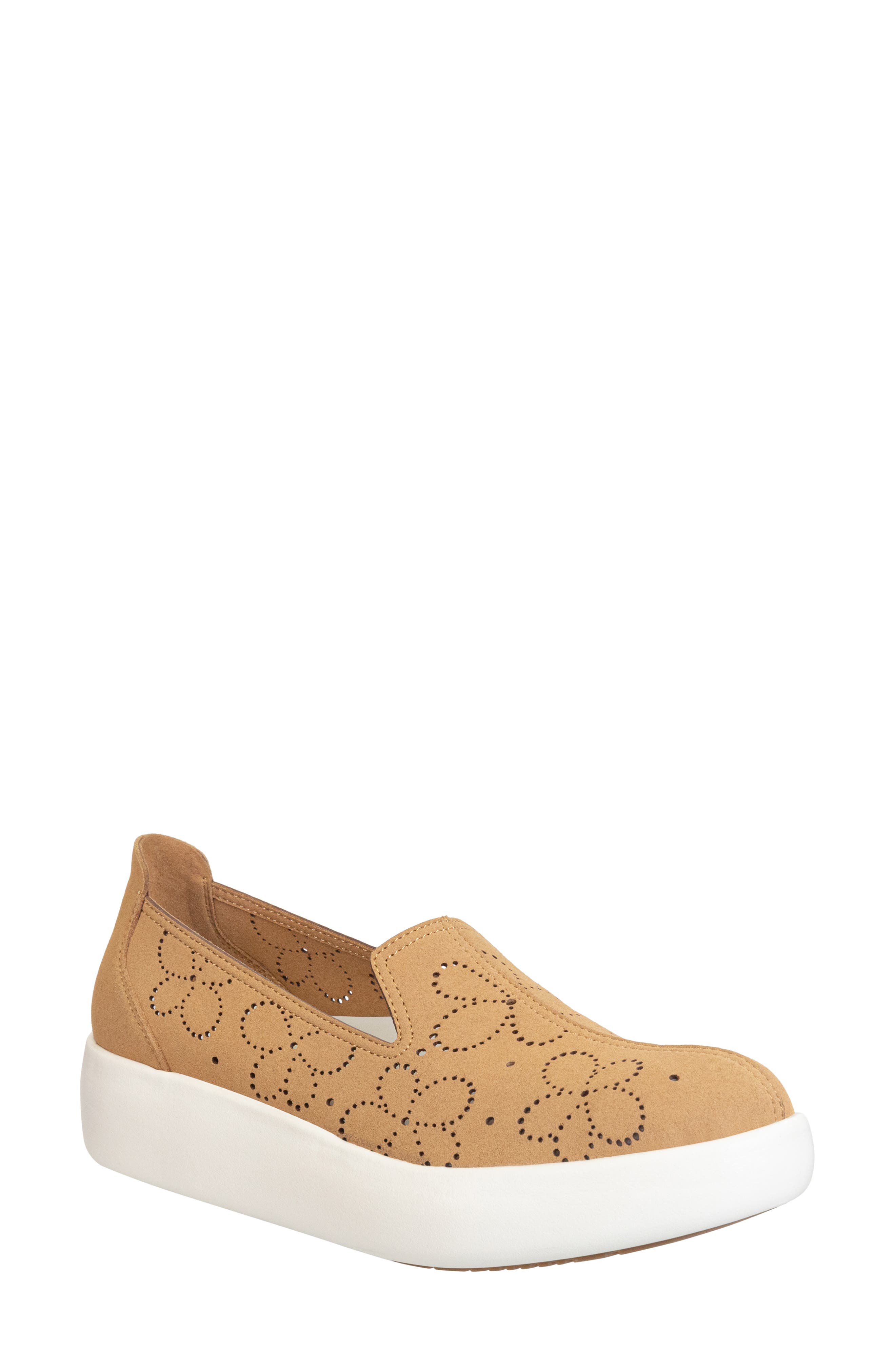 OTBT Coexist Perforated Floral Platform Slip-On Sneaker (Women) | Nordstrom