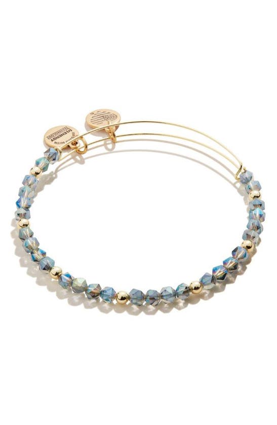 Alex And Ani Splended Expandable Wire Bangle Bracelet In Shiny Gold | ModeSens