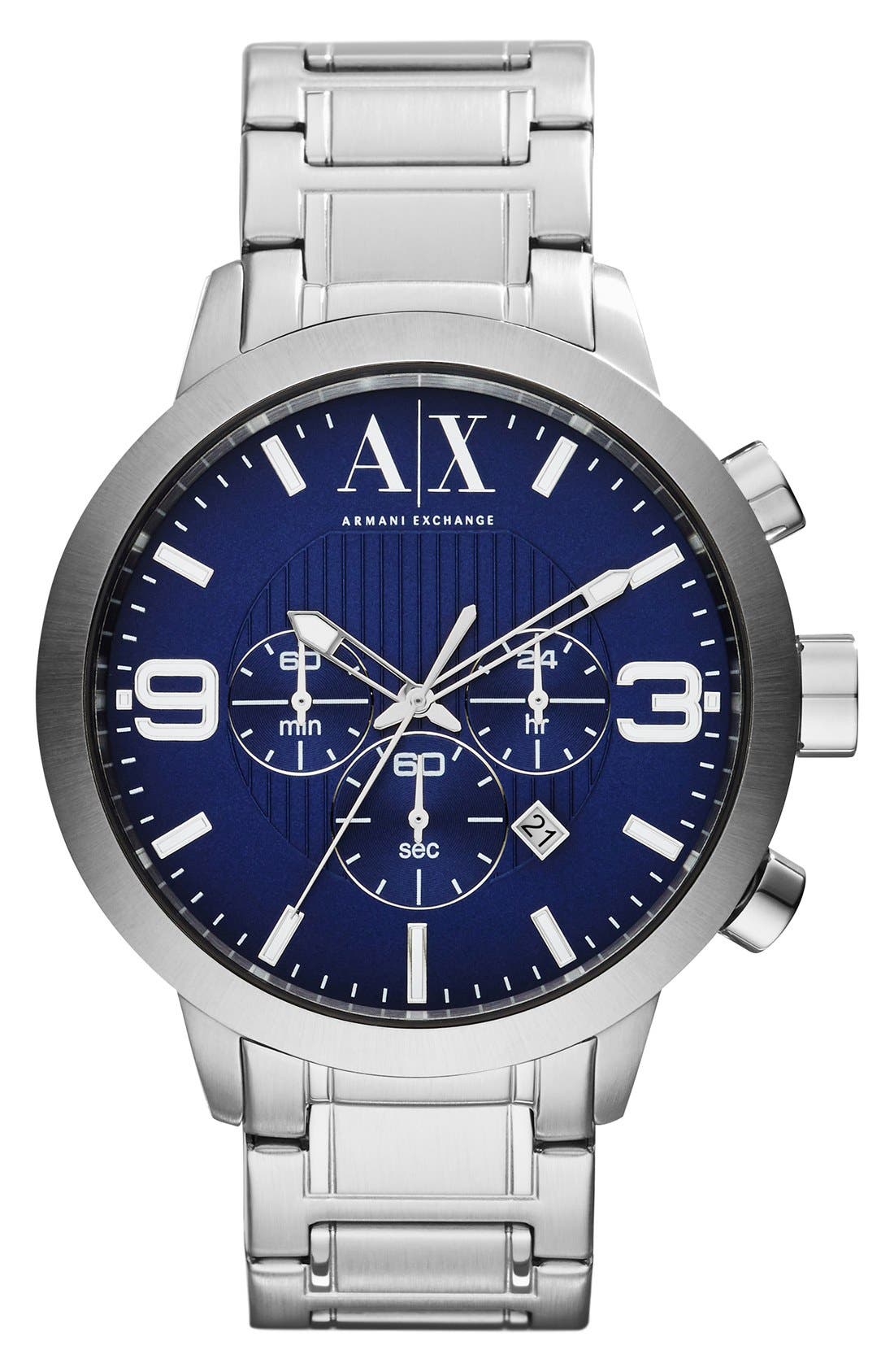 AX Armani Exchange Chronograph Bracelet Watch, 49mm | Nordstrom