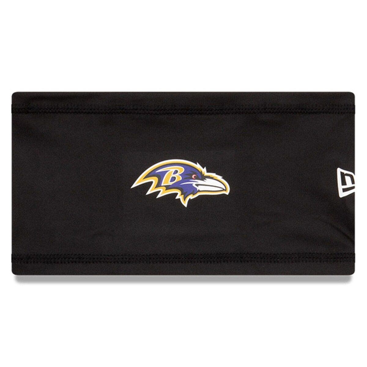 New Era Black Baltimore Ravens COOLERA Official Training Camp Headband ...