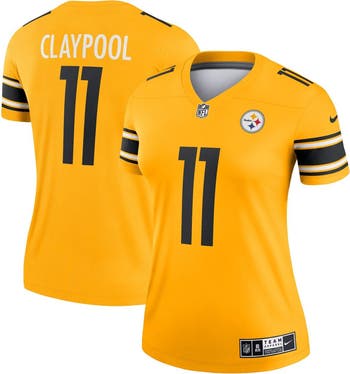 Nike Women's Nike Chase Claypool Gold Pittsburgh Steelers Inverted ...