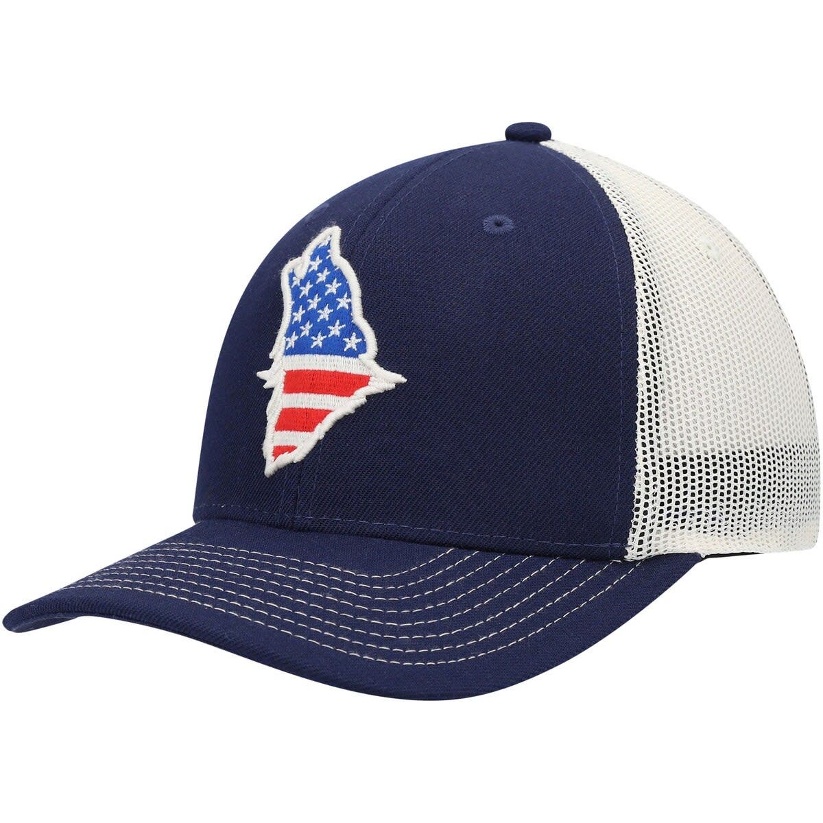 Local Crowns Men's Local Crowns Navy USA Animal Collection Wolf Trucker ...