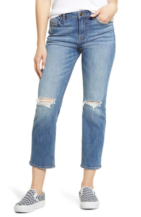 Women's Blue Ripped & Distressed Jeans | Nordstrom