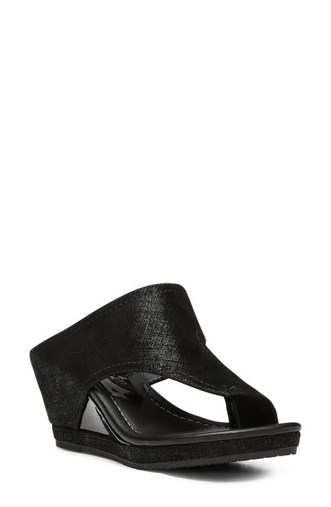 Women's Black Wedge Sandals | Nordstrom
