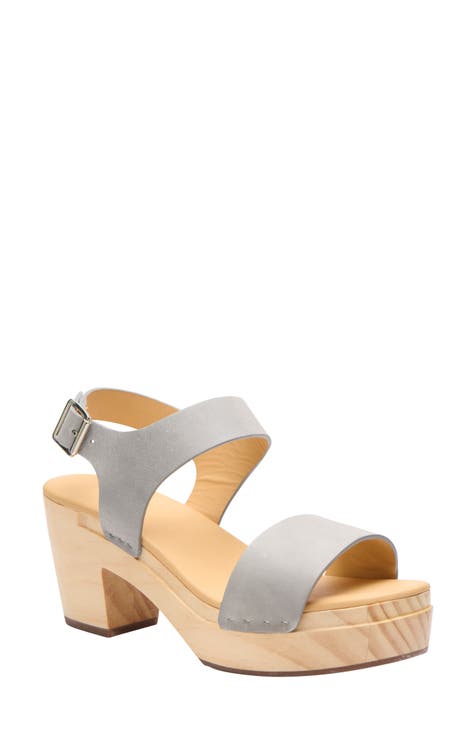 Grey Block-Heel Sandals for Women | Nordstrom