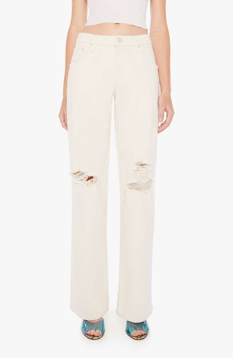 Women's White Distressed & Ripped Jeans | Nordstrom Rack
