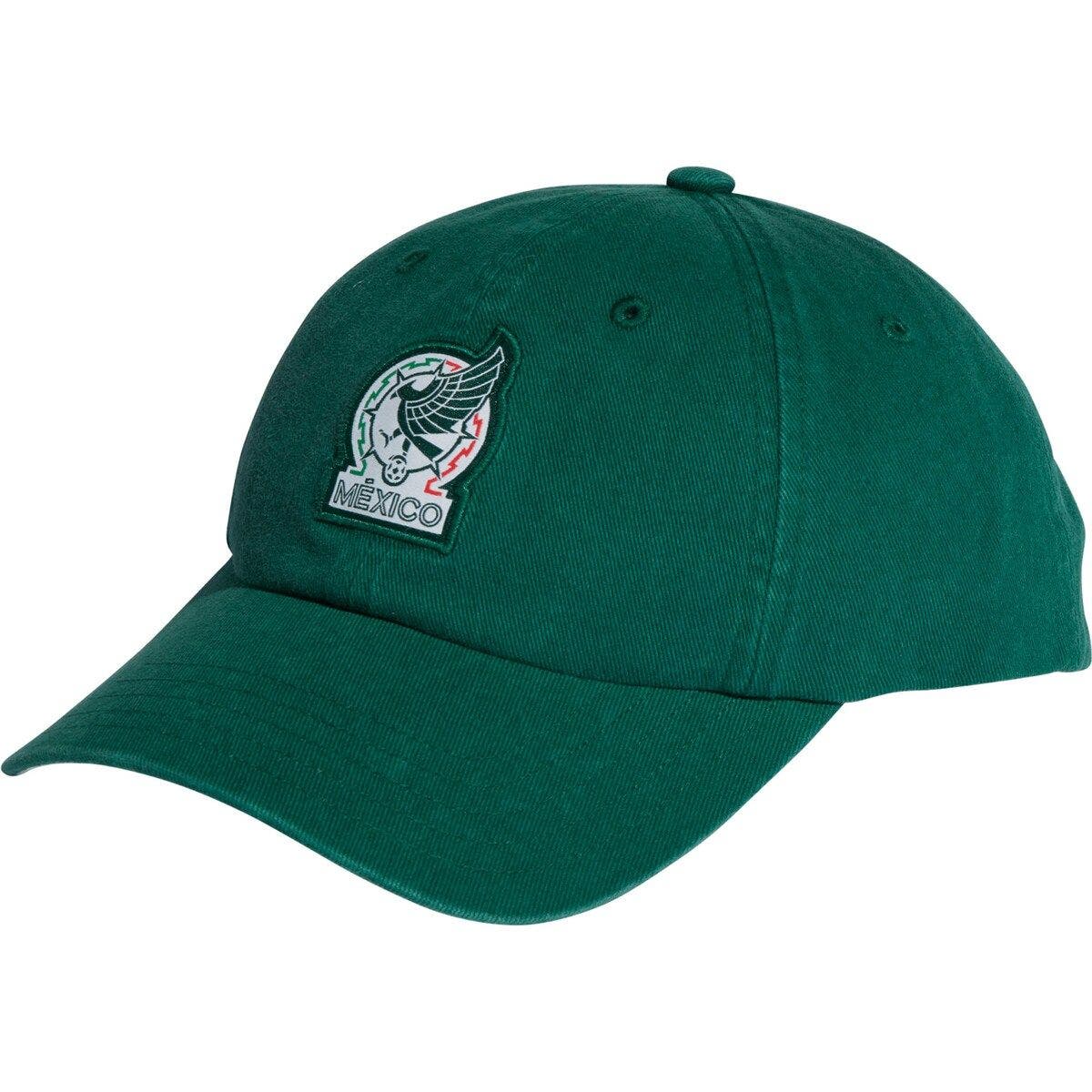 adidas Men's adidas Green Mexico National Team Dad Adjustable Hat ...