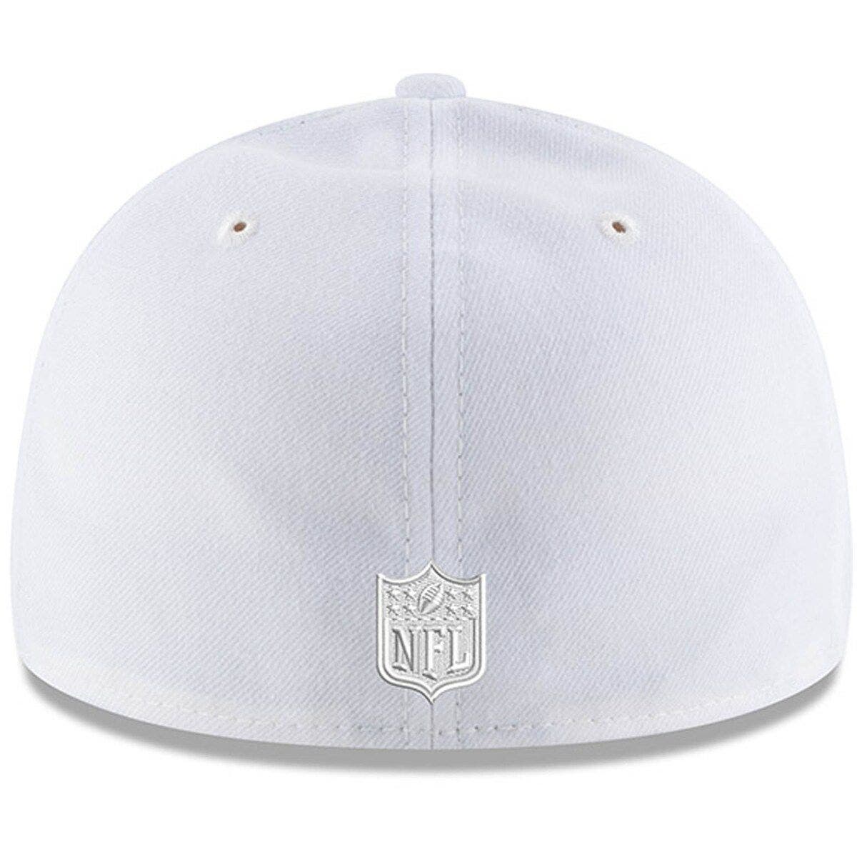 New Era Men's New Era New England Patriots White on White Low Profile ...