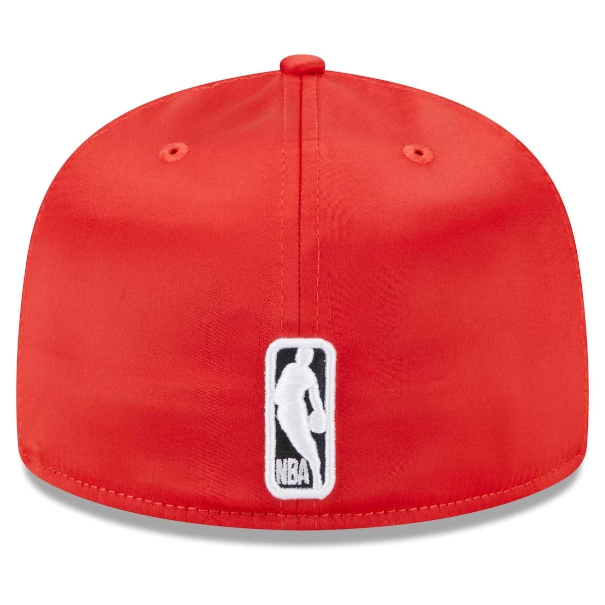New Era Men's New Era White Houston Rockets Throwback Satin 59FIFTY ...