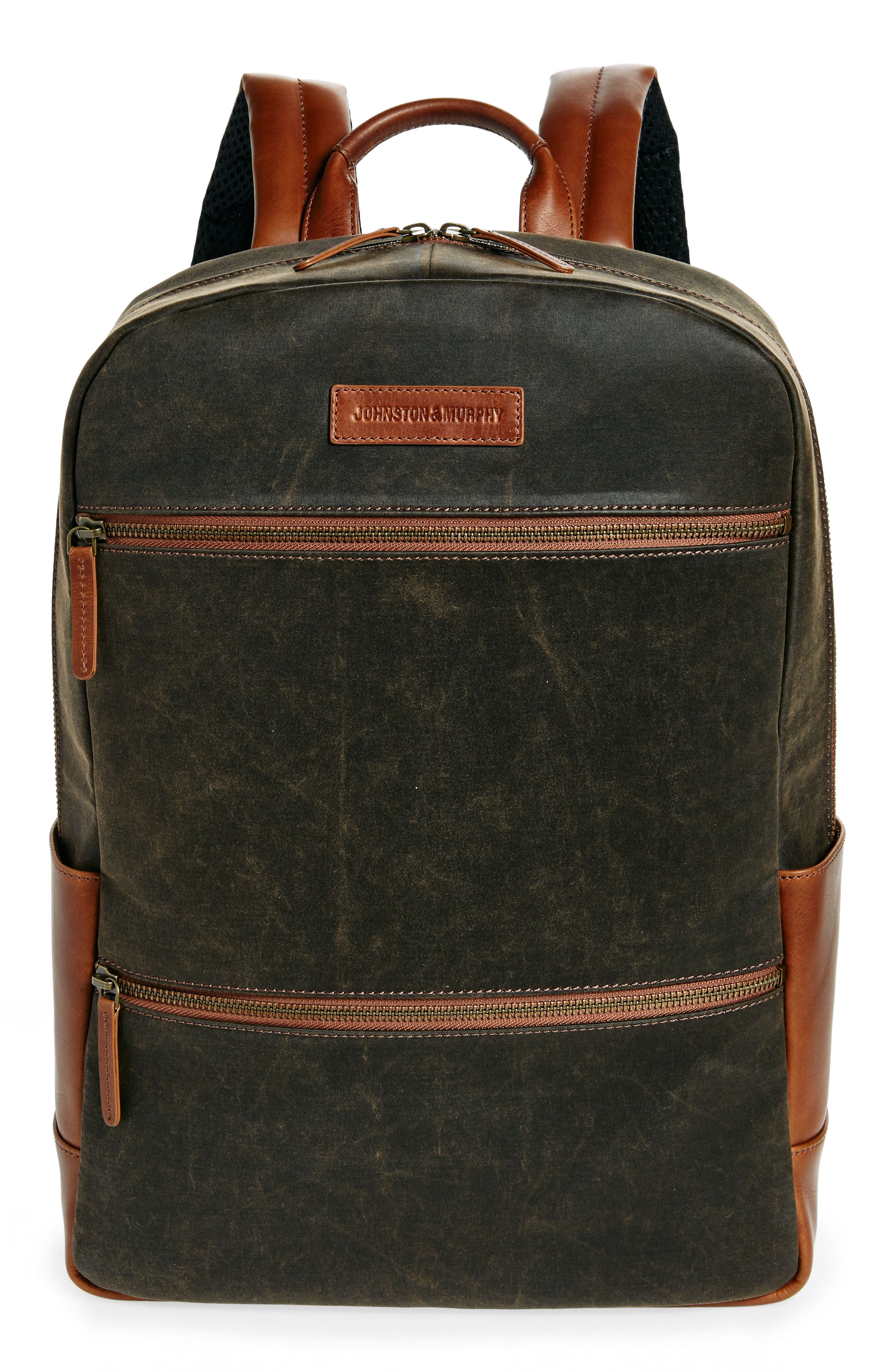 Johnston & Murphy Antique Leather Backpack | Nordstromrack
