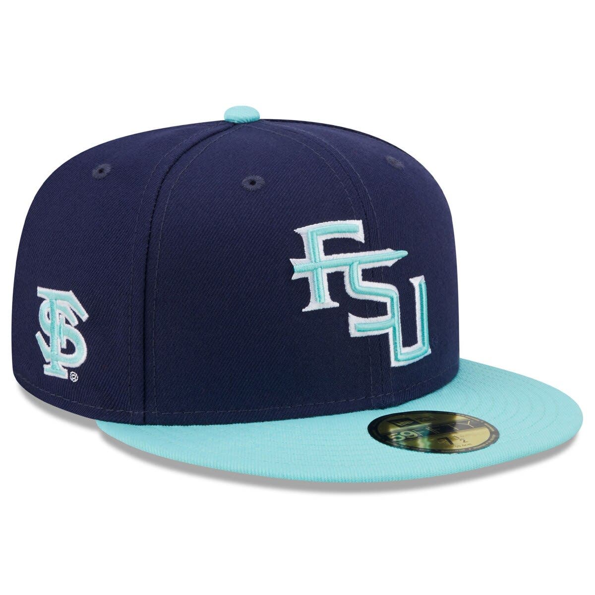 New Era Men's New Era Navy/Light Blue Florida State Seminoles 59FIFTY ...