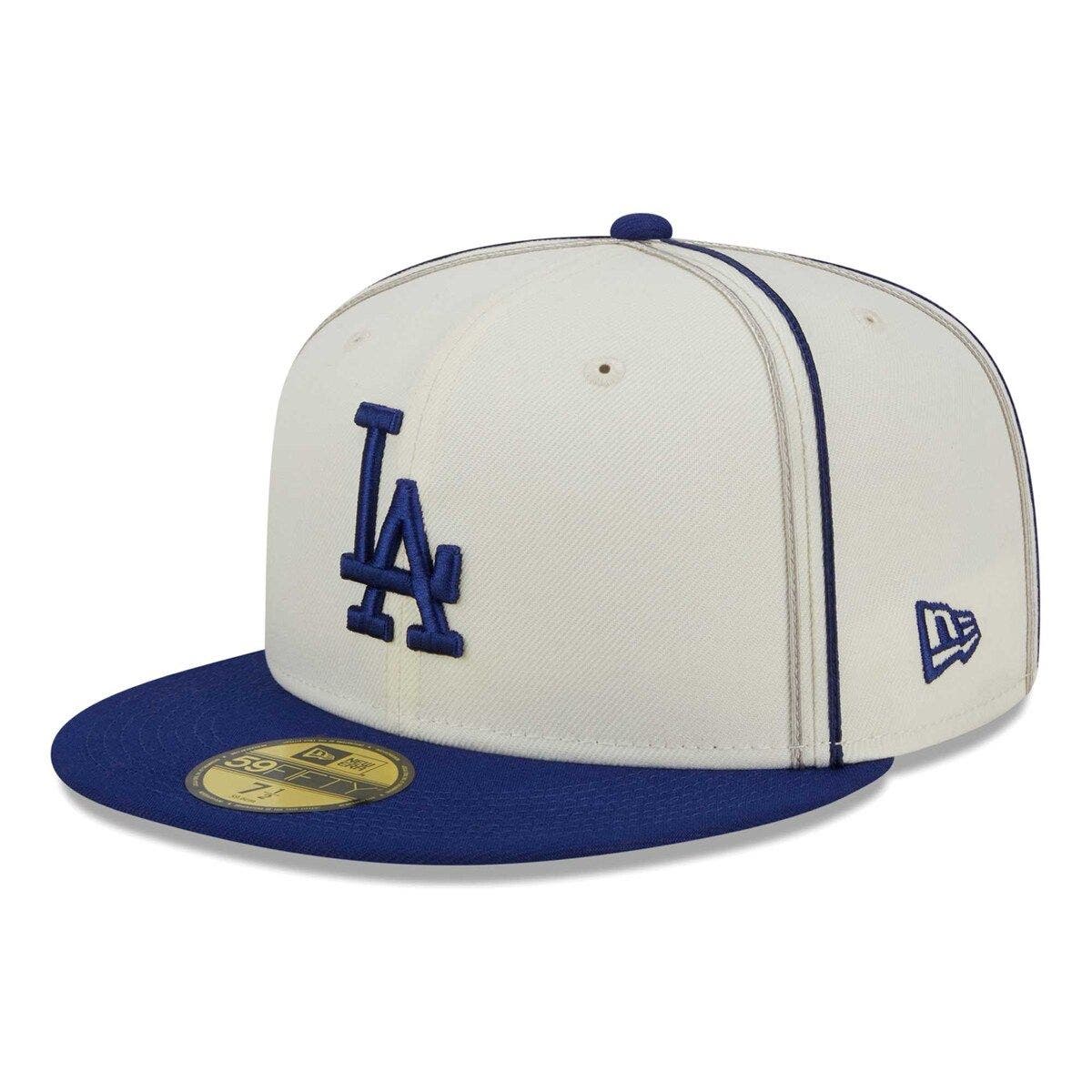 New Era Men's New Era Cream/Royal Los Angeles Dodgers Chrome Sutash ...
