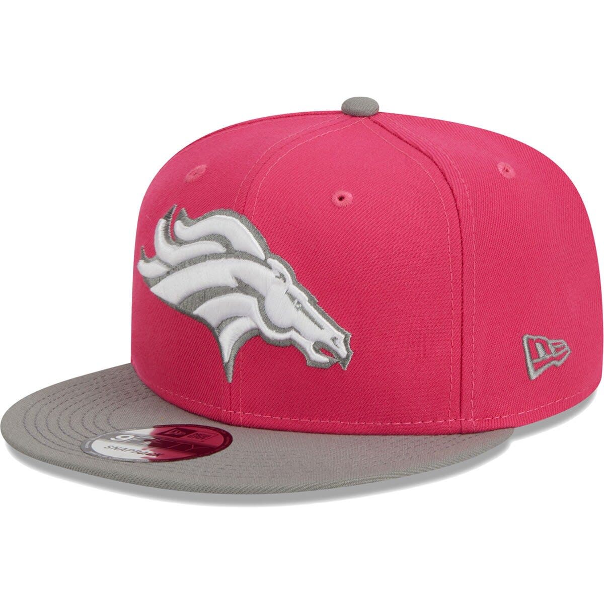 New Era Men's New Era Pink/Gray Denver Broncos 2-Tone Color Pack 9FIFTY ...