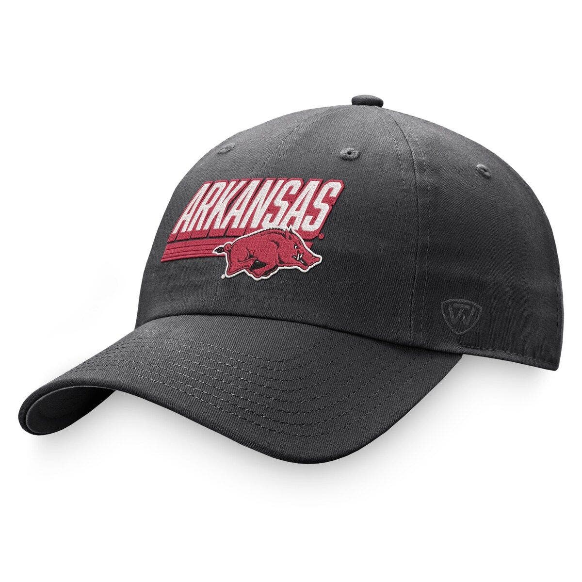 TOP OF THE WORLD Men's Top of the World Charcoal Arkansas Razorbacks ...