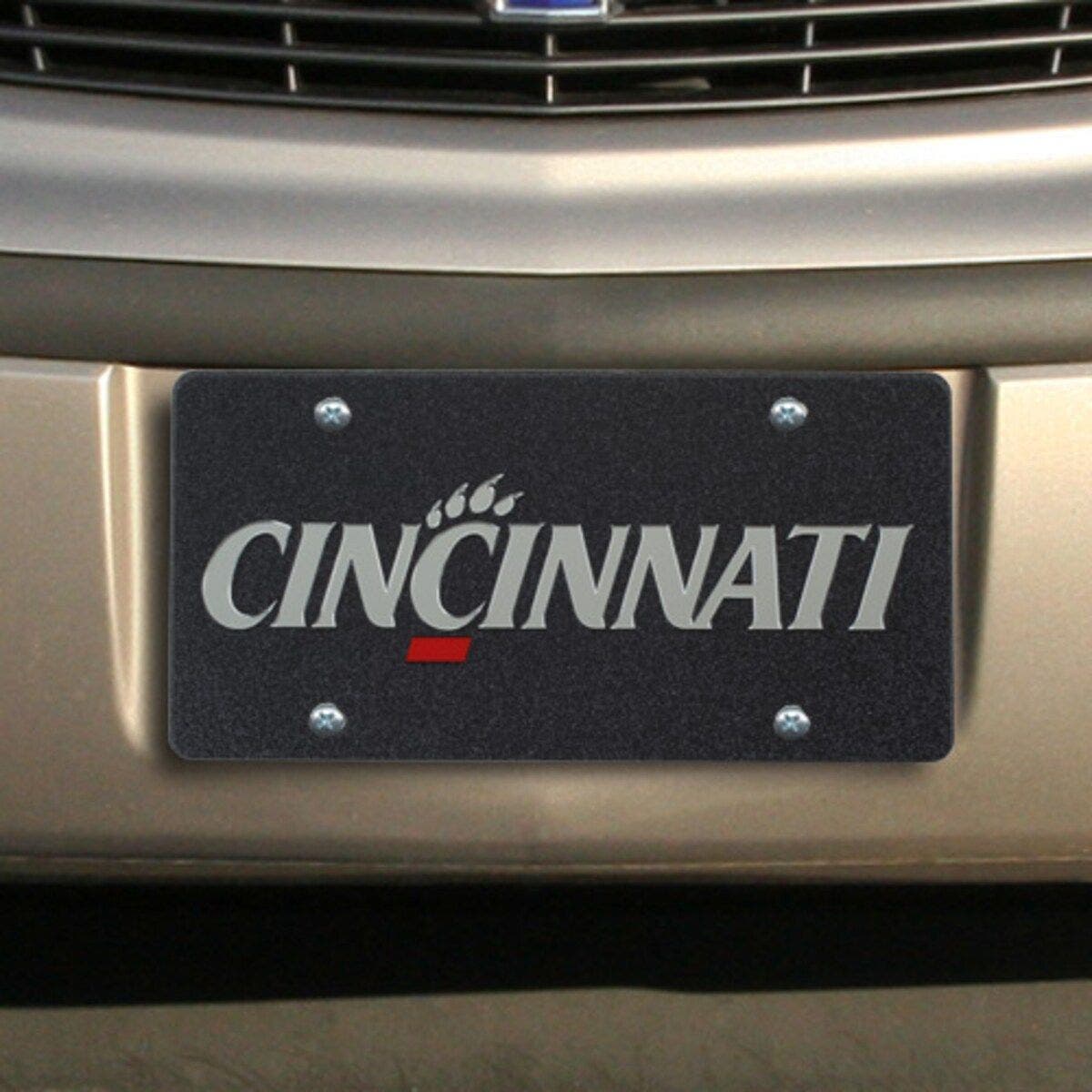 STOCKDALE Cincinnati Bearcats Glitter License Plate - Black | Nordstrom