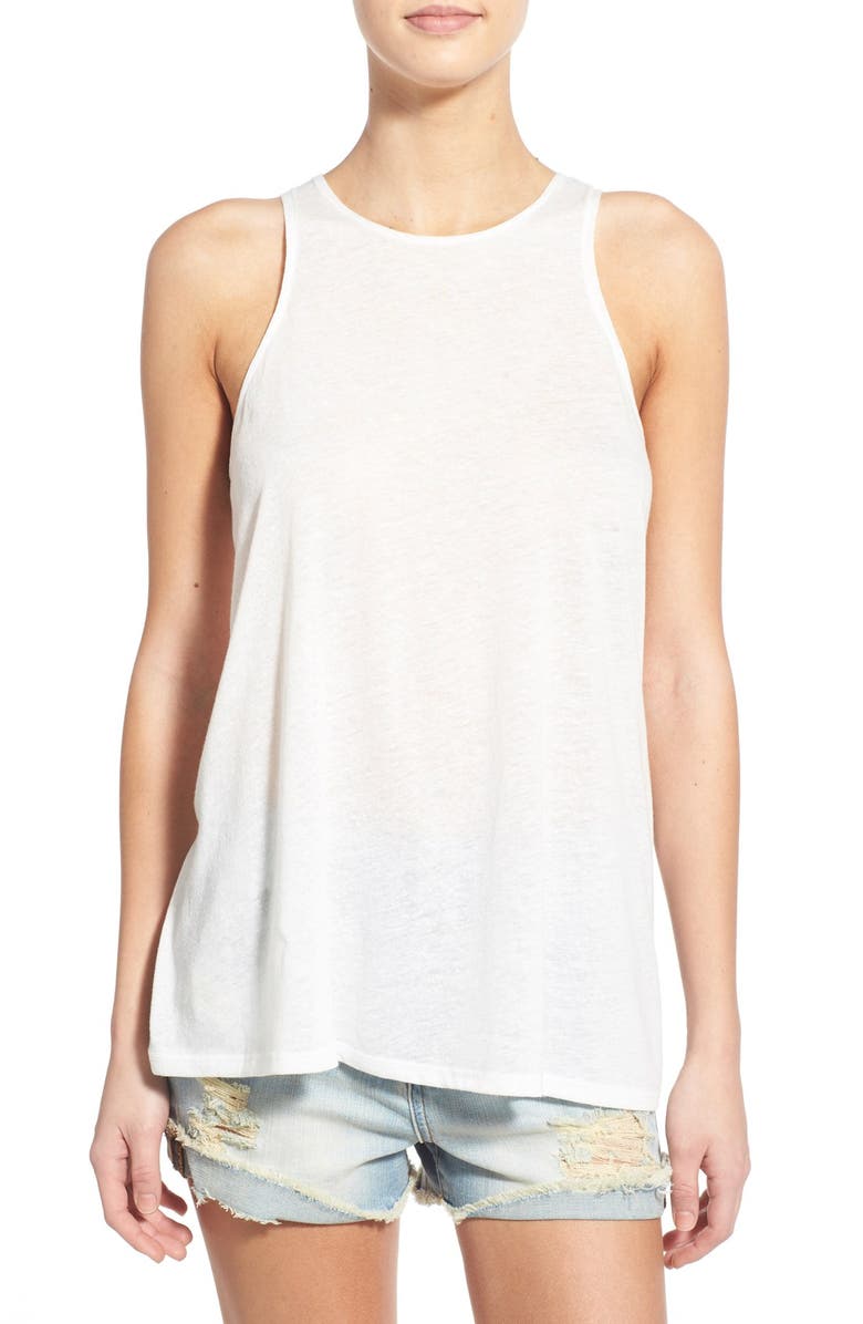 Rvca High Neck Racerback Tank Nordstrom