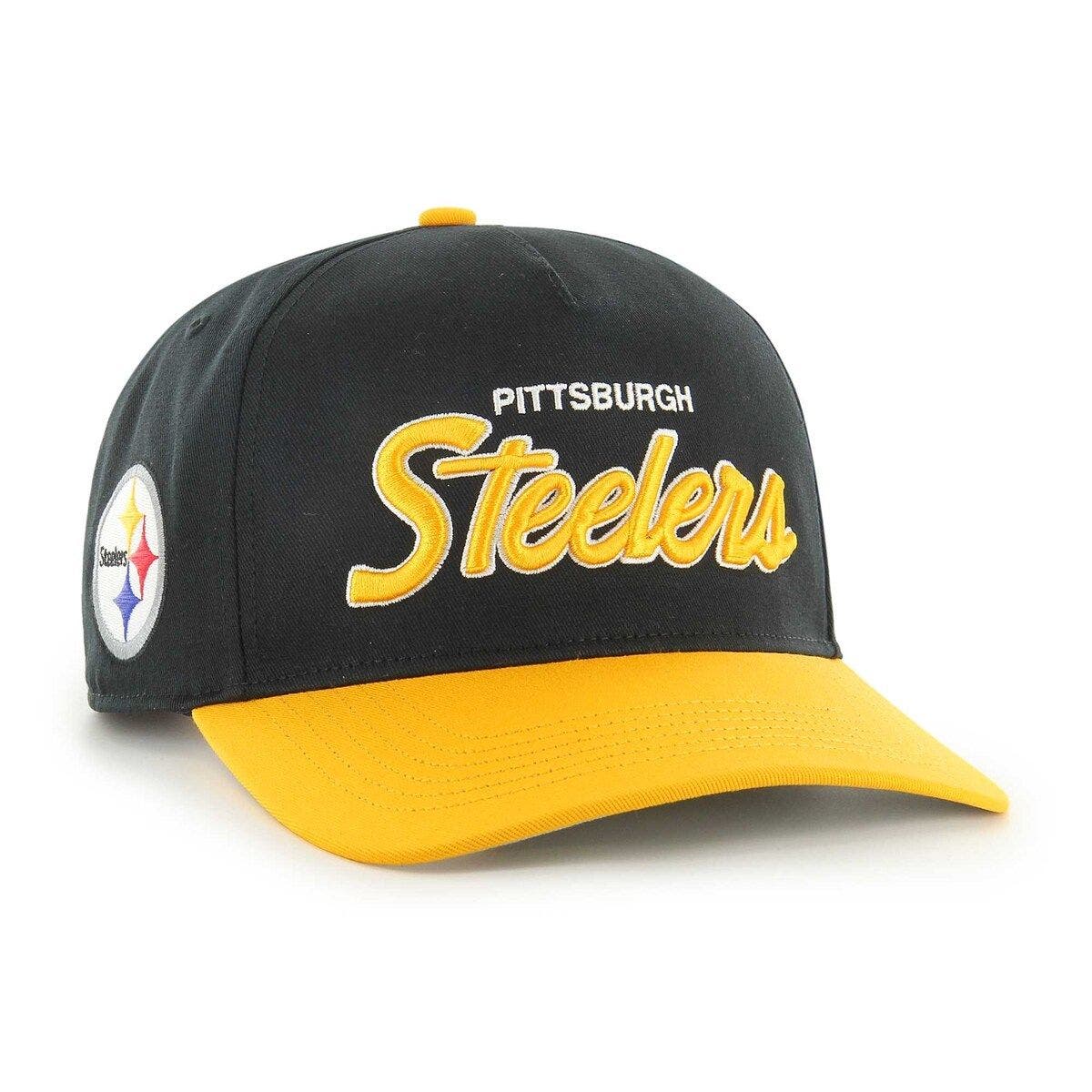 '47 Men's '47 Black/Gold Pittsburgh Steelers Crosstown Two-Tone Hitch ...
