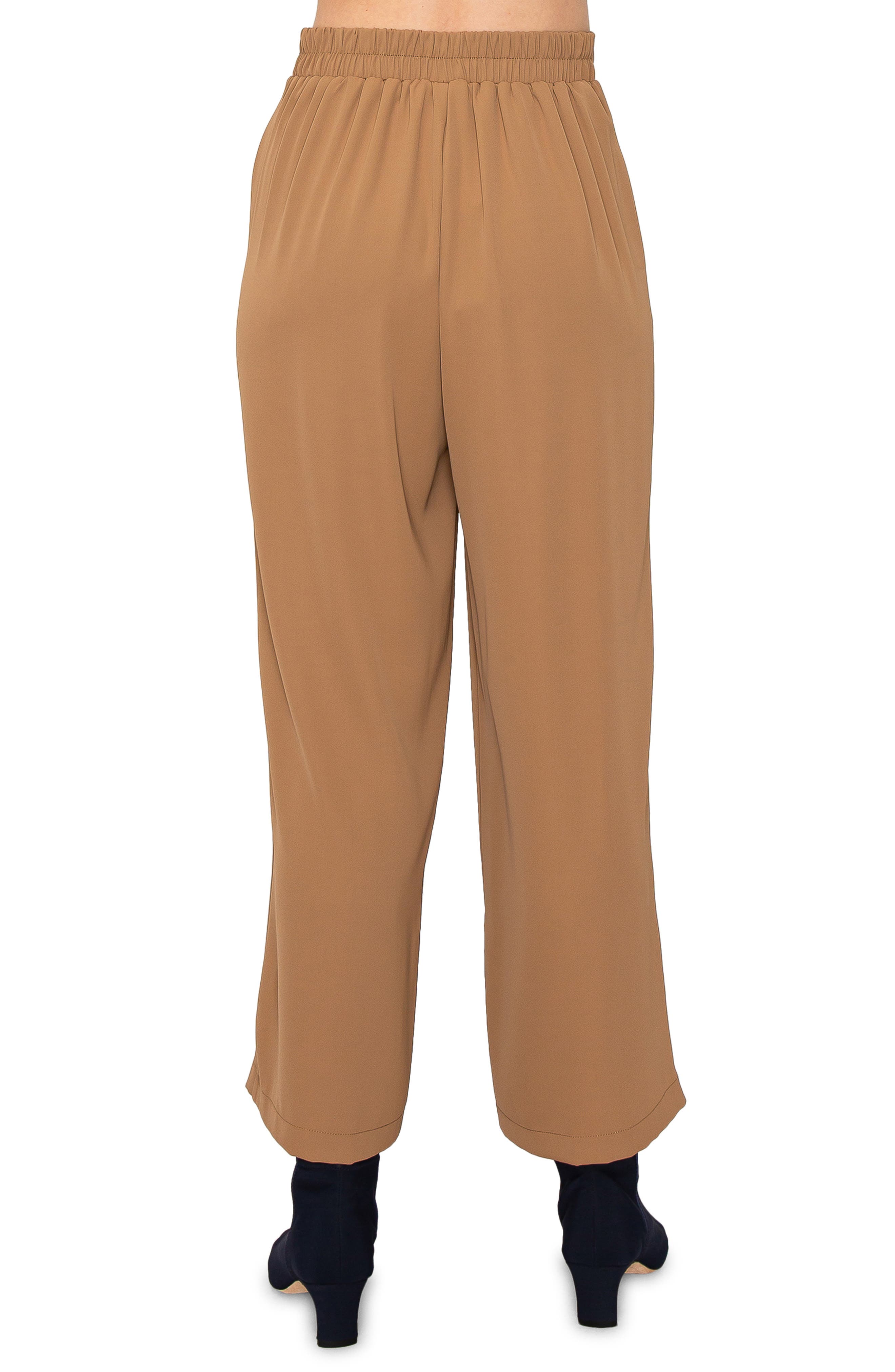 MELLODAY High Waist Crop Wide Leg Pants | Nordstromrack