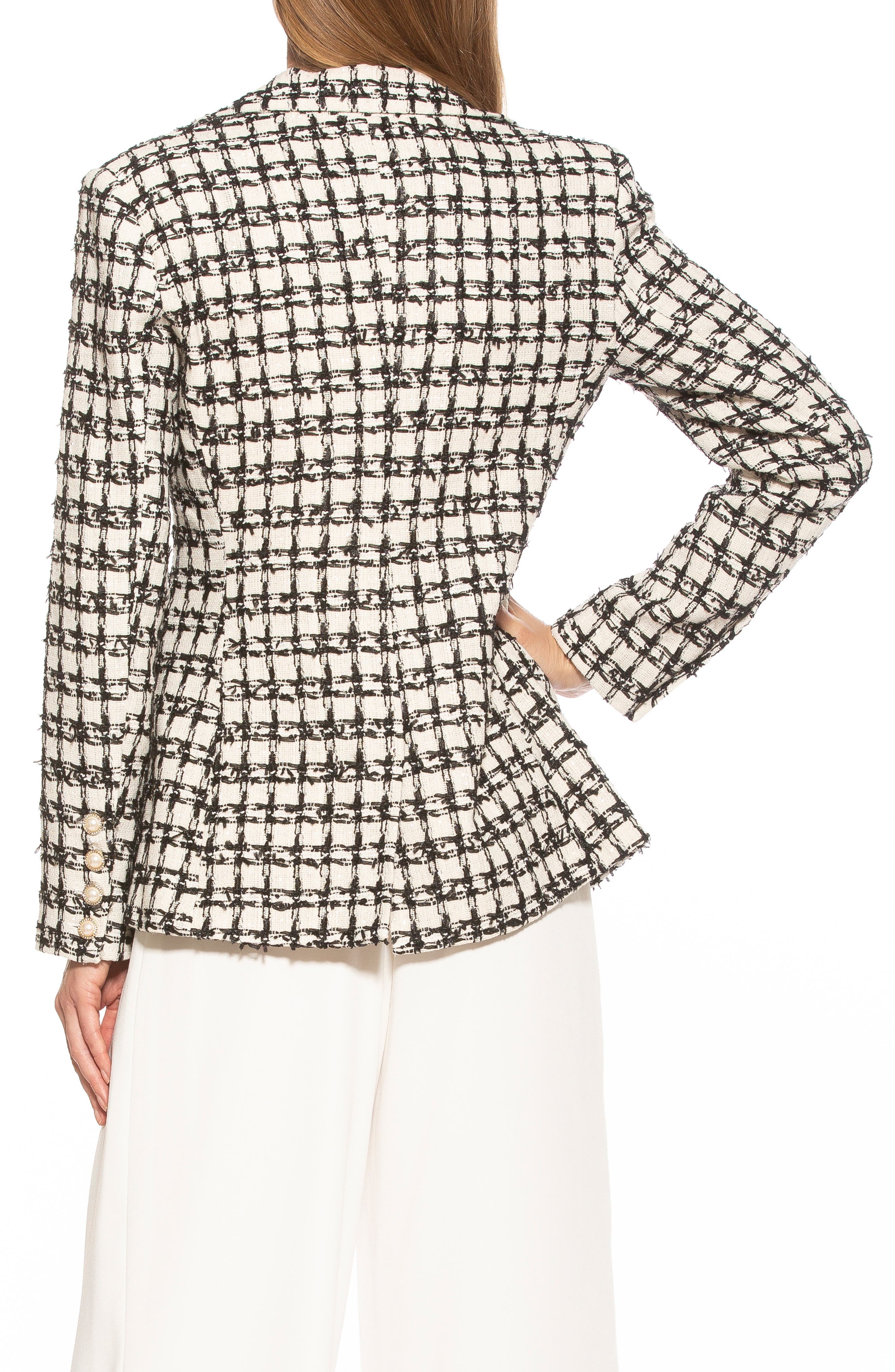 Alexia Admor Raya Classic Tweed Two-Button Blazer | Nordstromrack