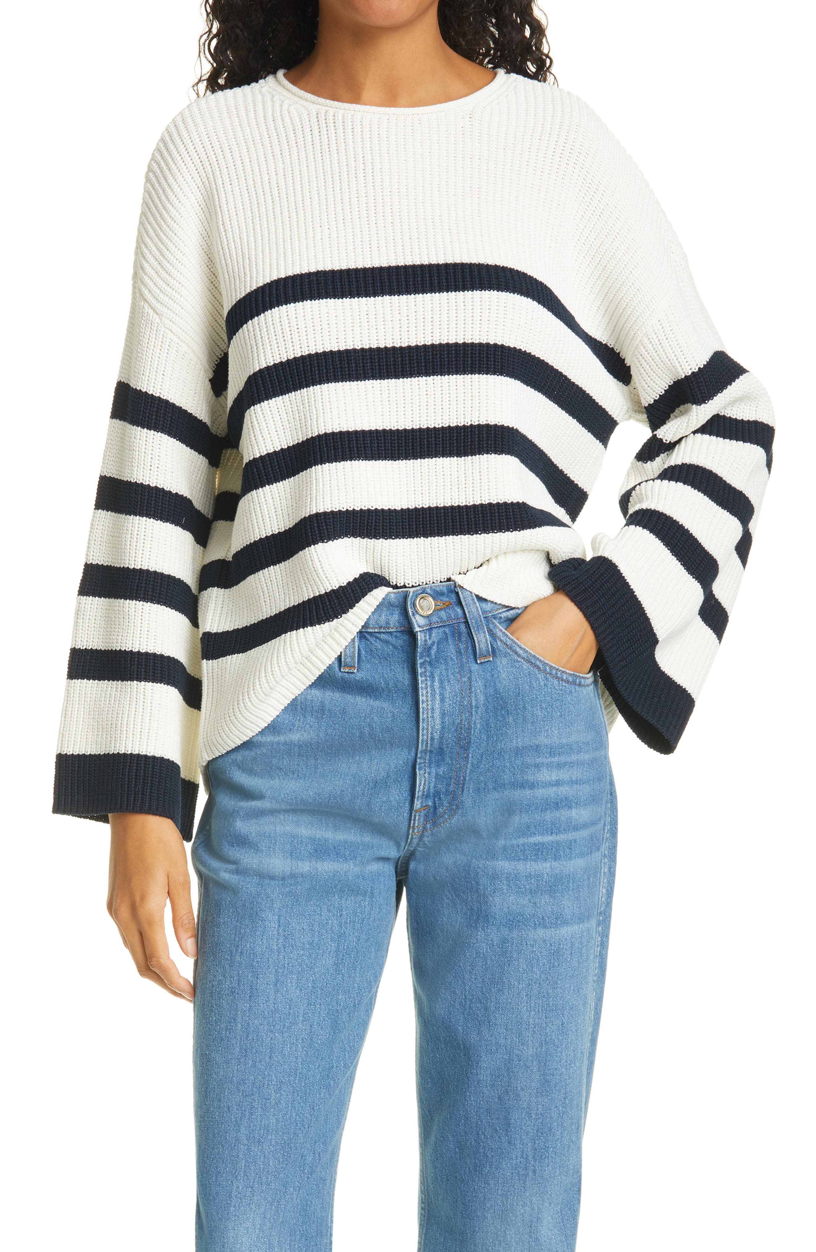 FRAME Mariner Stripe Sweater | Nordstromrack