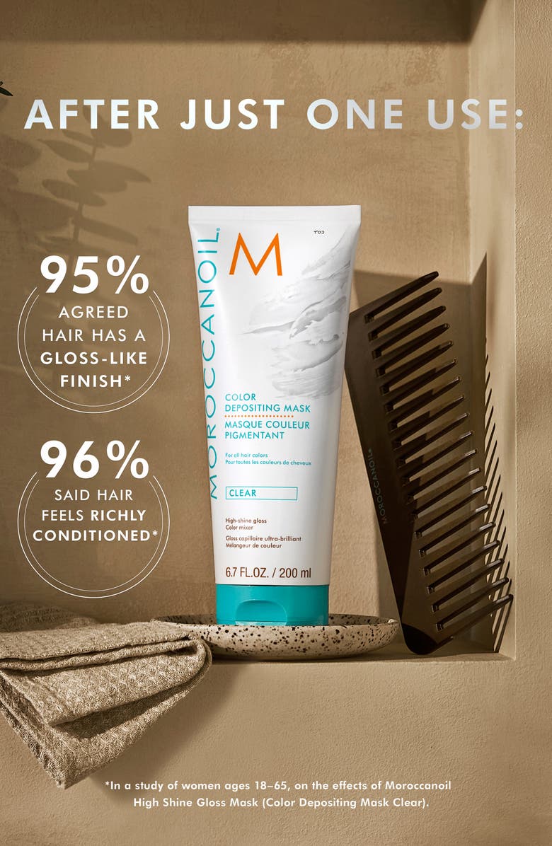 Moroccanoil® High Shine Gloss Color Depositing Mask Clear Nordstrom