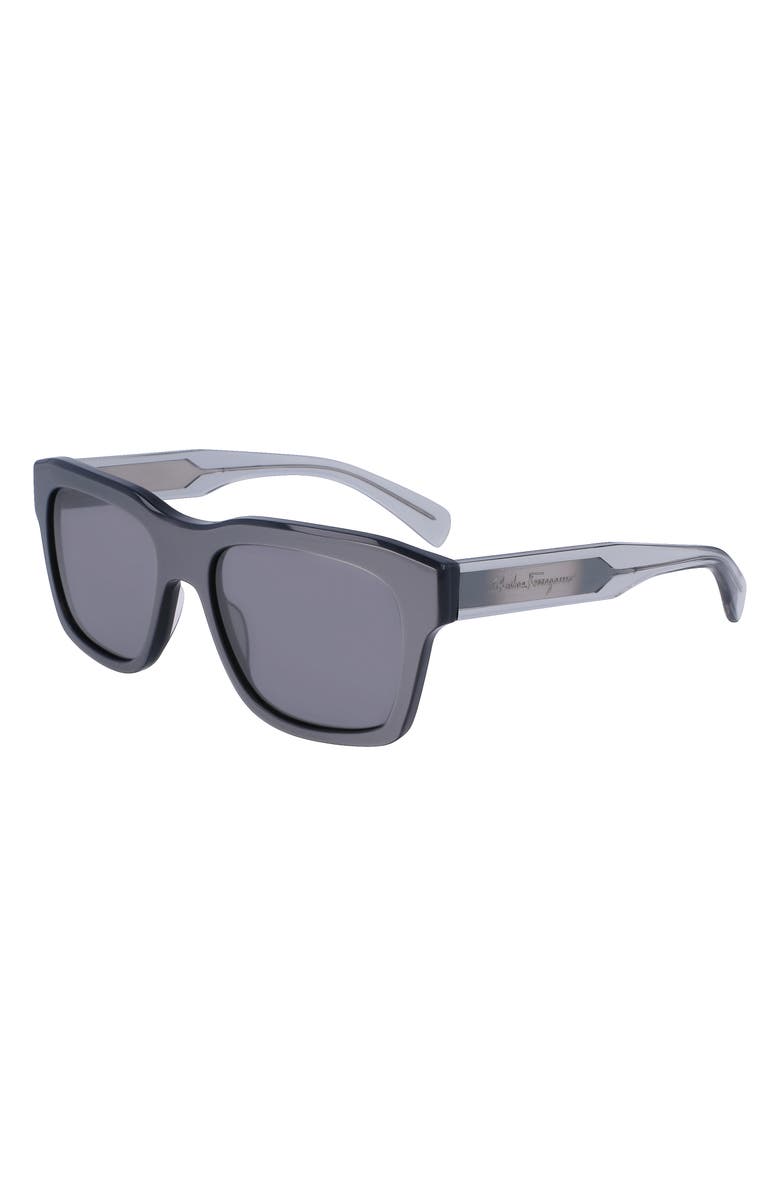 FERRAGAMO 56mm Polarized Rectangular Sunglasses | Nordstrom