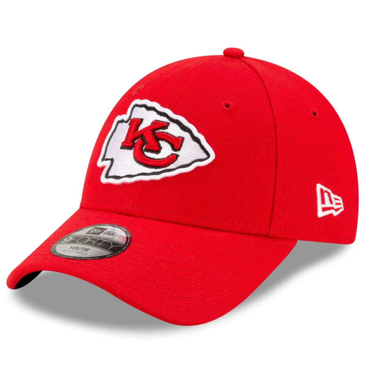 New Era Youth New Era Red Kansas City Chiefs League 9FORTY Adjustable ...