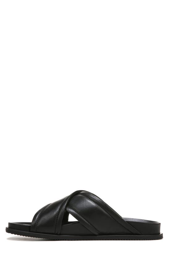 Vince Derek Slide Sandal In Black | ModeSens