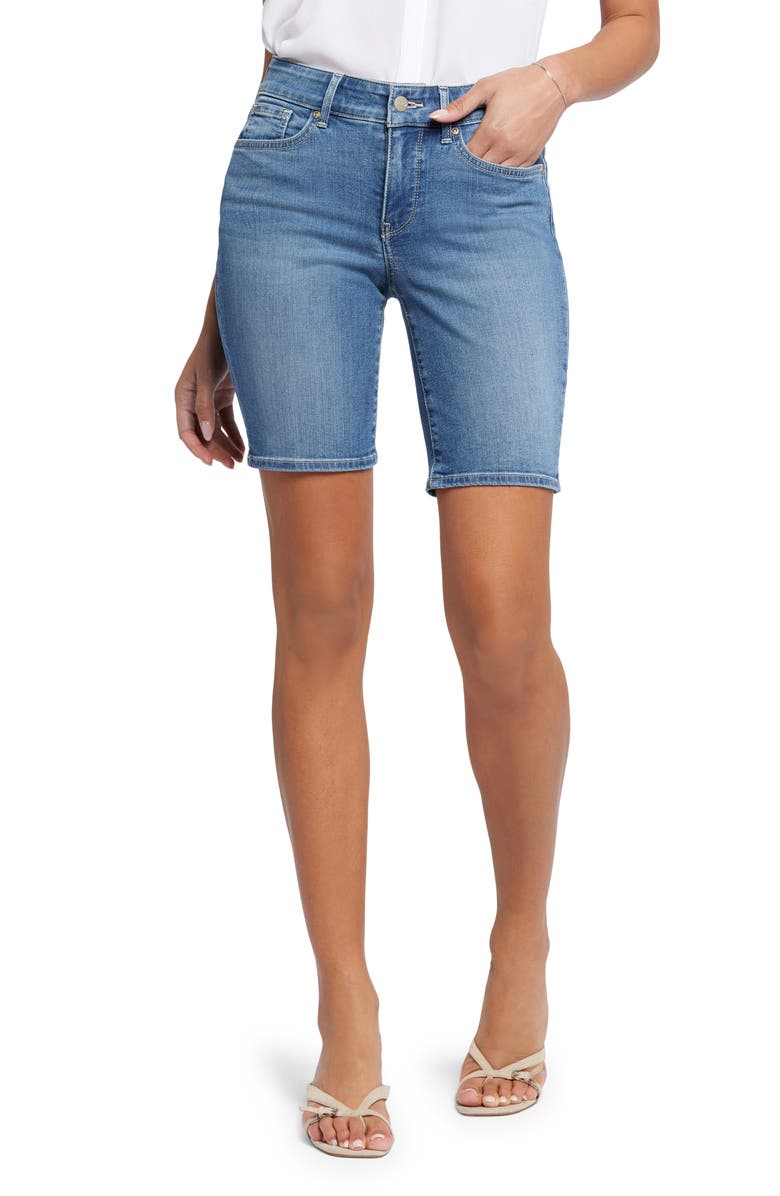 NYDJ Ella Side Slit Denim Shorts | Nordstrom
