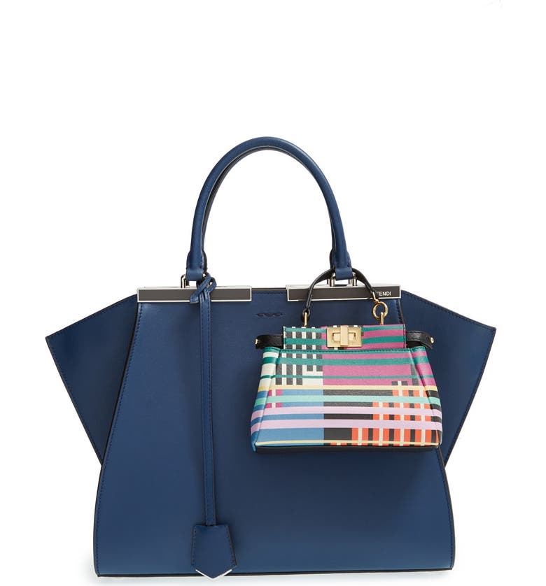 Fendi Micro Peekaboo Printed Leather Bag Nordstrom