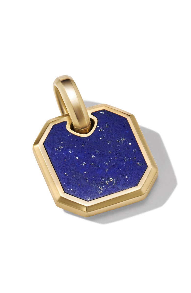 David Yurman Roman Lapis Lazuli Amulet in 18K Yellow Gold | Nordstrom