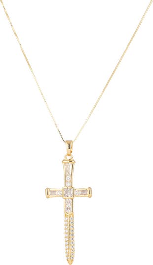 EYE CANDY LOS ANGELES Amari Cross Necklace | Nordstromrack