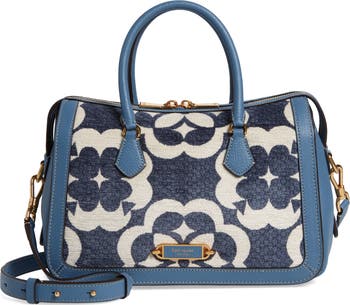 Kate Spade New York tapestry & leather medium satchel | Nordstromrack