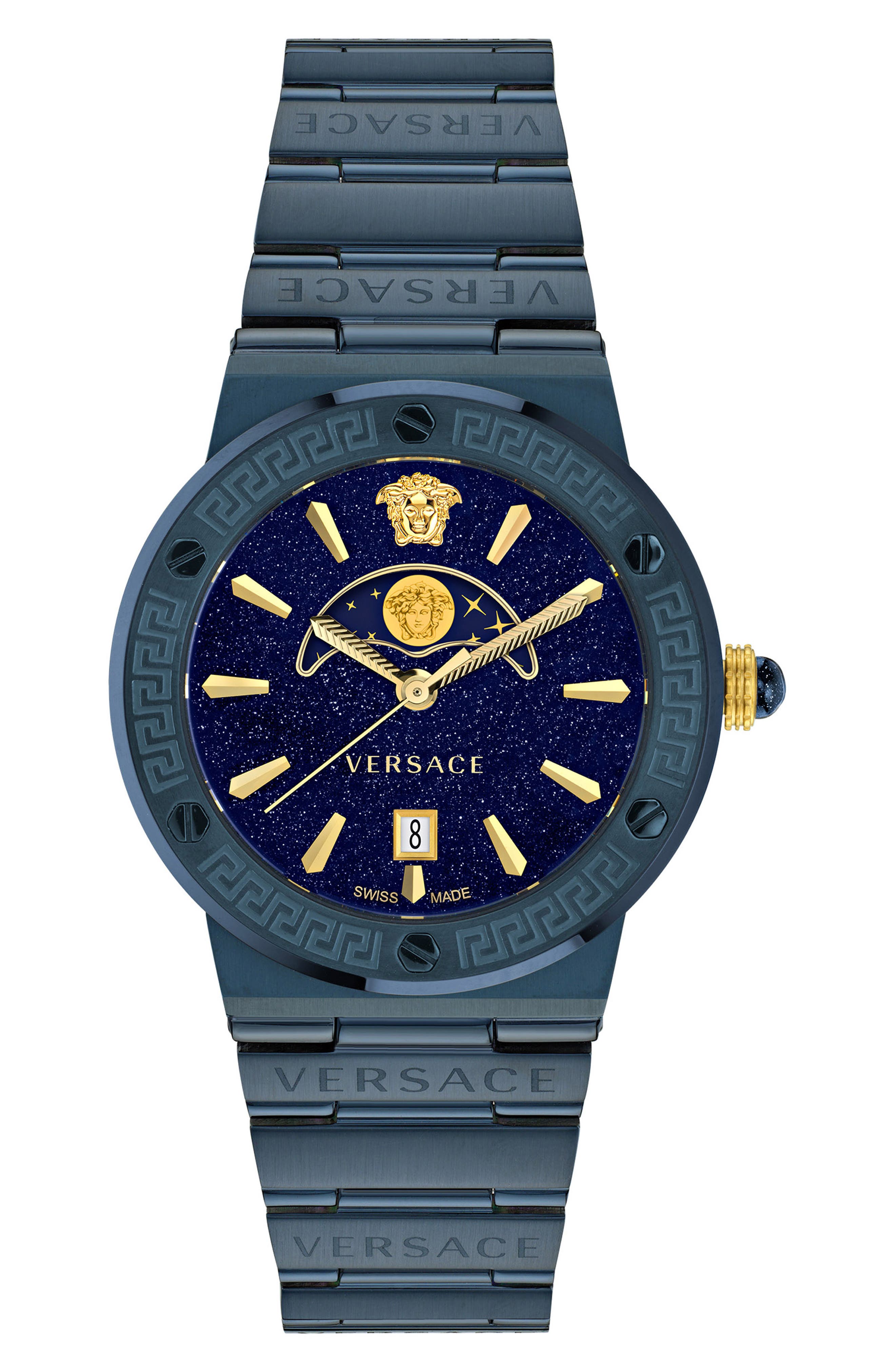 Versace Greca Logo Bracelet Watch, 38mm | Nordstrom