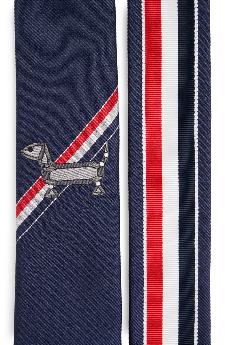 Thom Browne Hector Stripe Silk Tie | Nordstrom