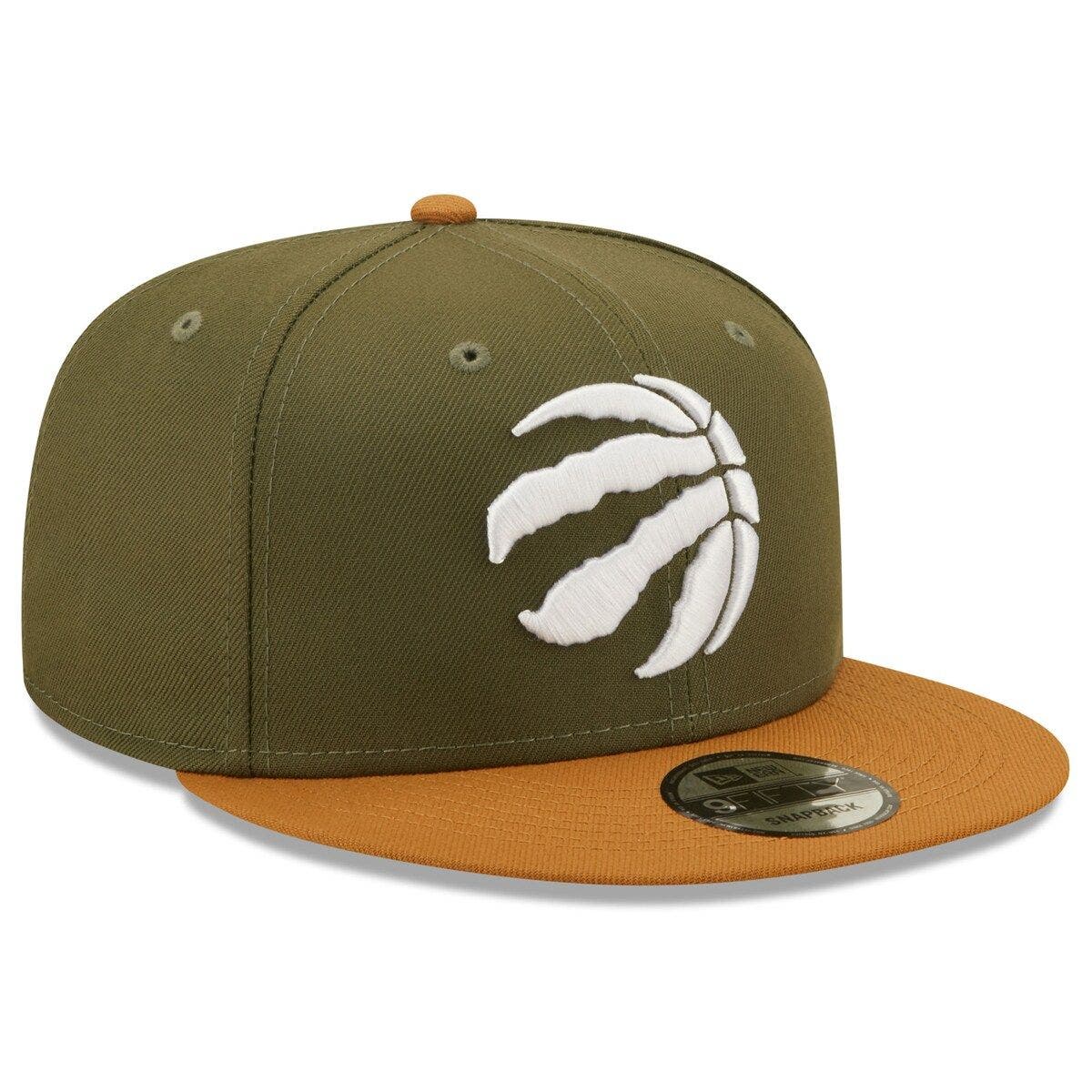 New Era Men's New Era Olive/Brown Toronto Raptors Two-Tone Color Pack ...