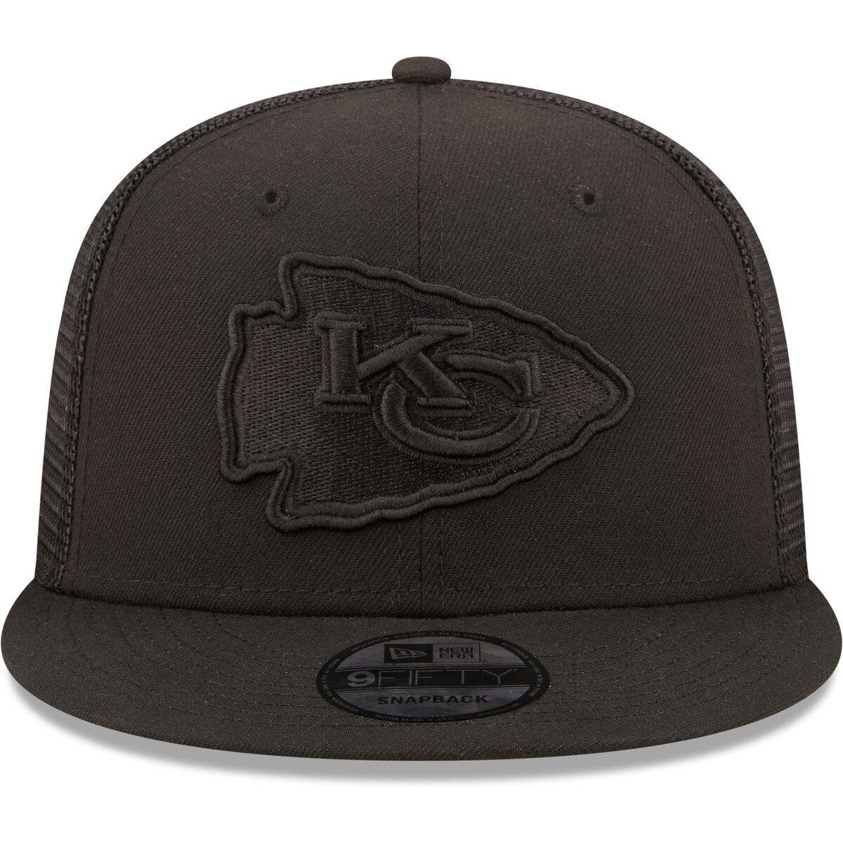 New Era Men's New Era Black Kansas City Chiefs Classic 9FIFTY Trucker ...