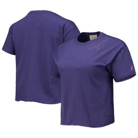 Women's League Collegiate Wear Purple LSU Tigers Chain Stitch ...