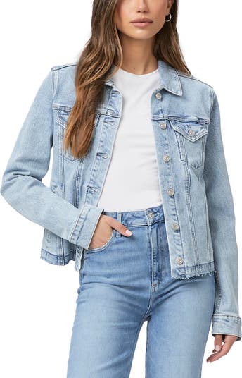 PAIGE Rowan Raw Hem Denim Jacket | Nordstromrack
