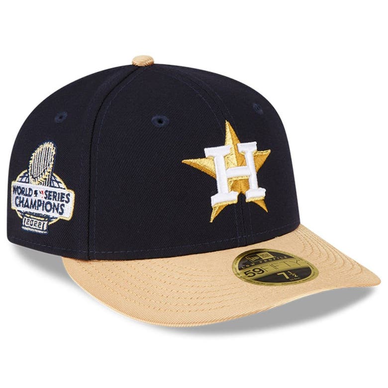 New Era Navy Houston Astros 2023 Gold Collection Low Profile 59fifty Fitted Hat | ModeSens