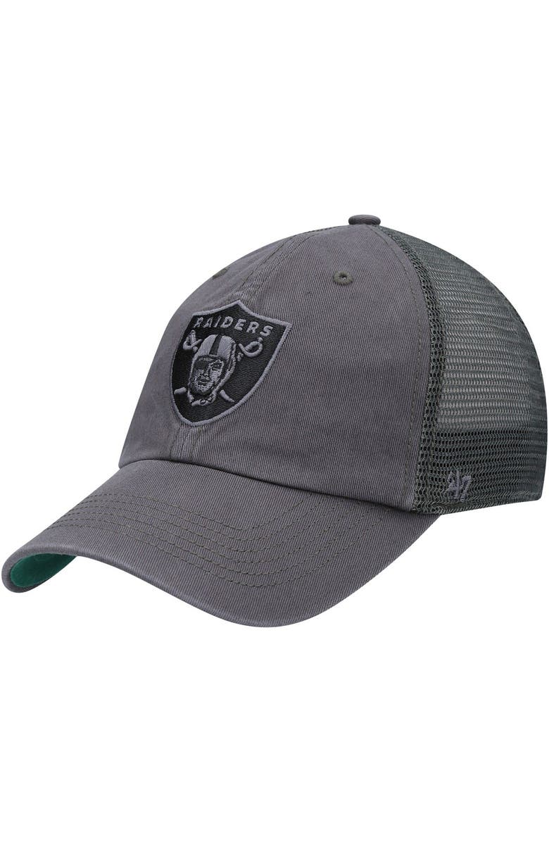 '47 Men's '47 Charcoal Las Vegas Raiders Trawler Clean Up Trucker ... '47 Men's '47 Charcoal Las Vegas Raiders Trawler Clean Up Trucker ...