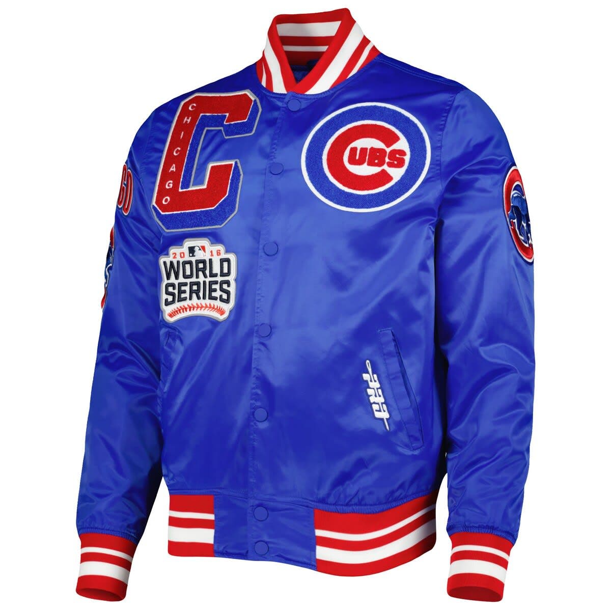 PRO STANDARD Men's Pro Standard Royal Chicago Cubs Mash Up Satin Full ...