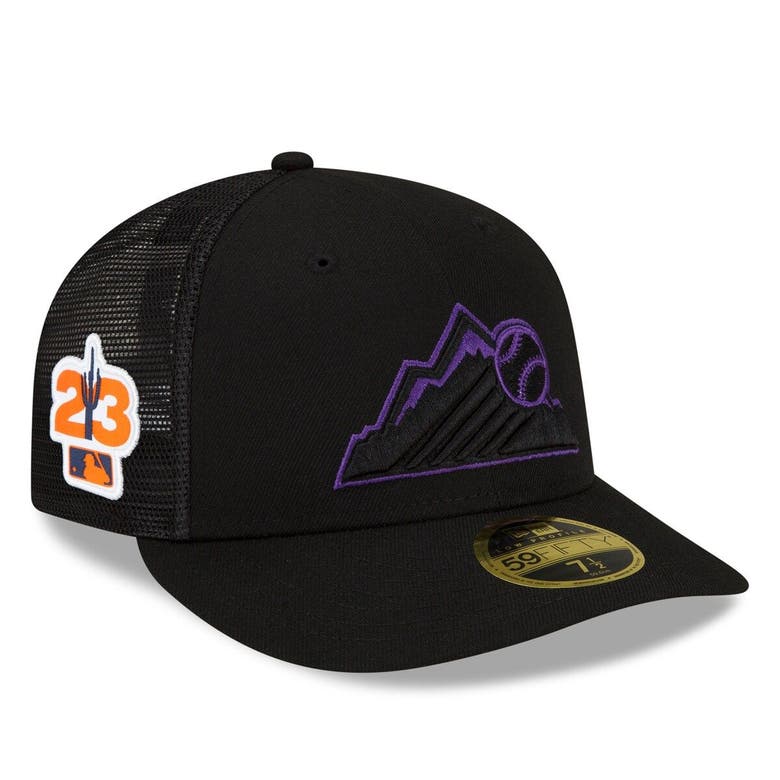 New Era Black Colorado Rockies 2023 Spring Training Low Profile 59fifty ...