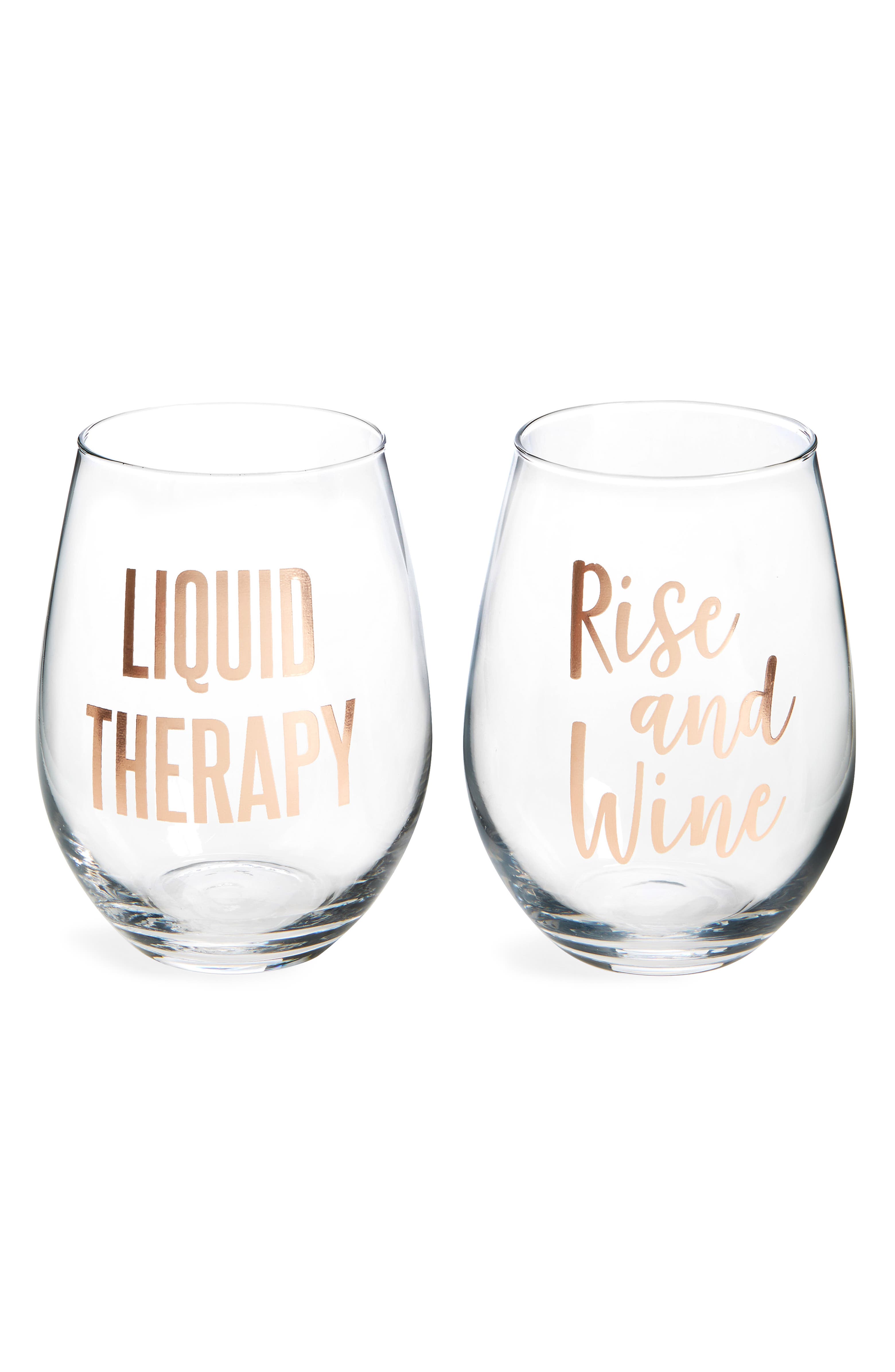 Slant Collections Set Of 2 Stemless Wine Glasses Nordstrom