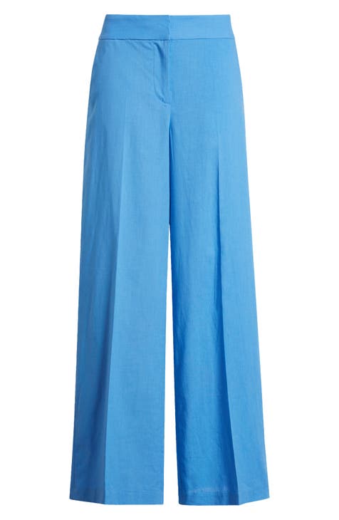 Women's Blue Wide-Leg Pants | Nordstrom
