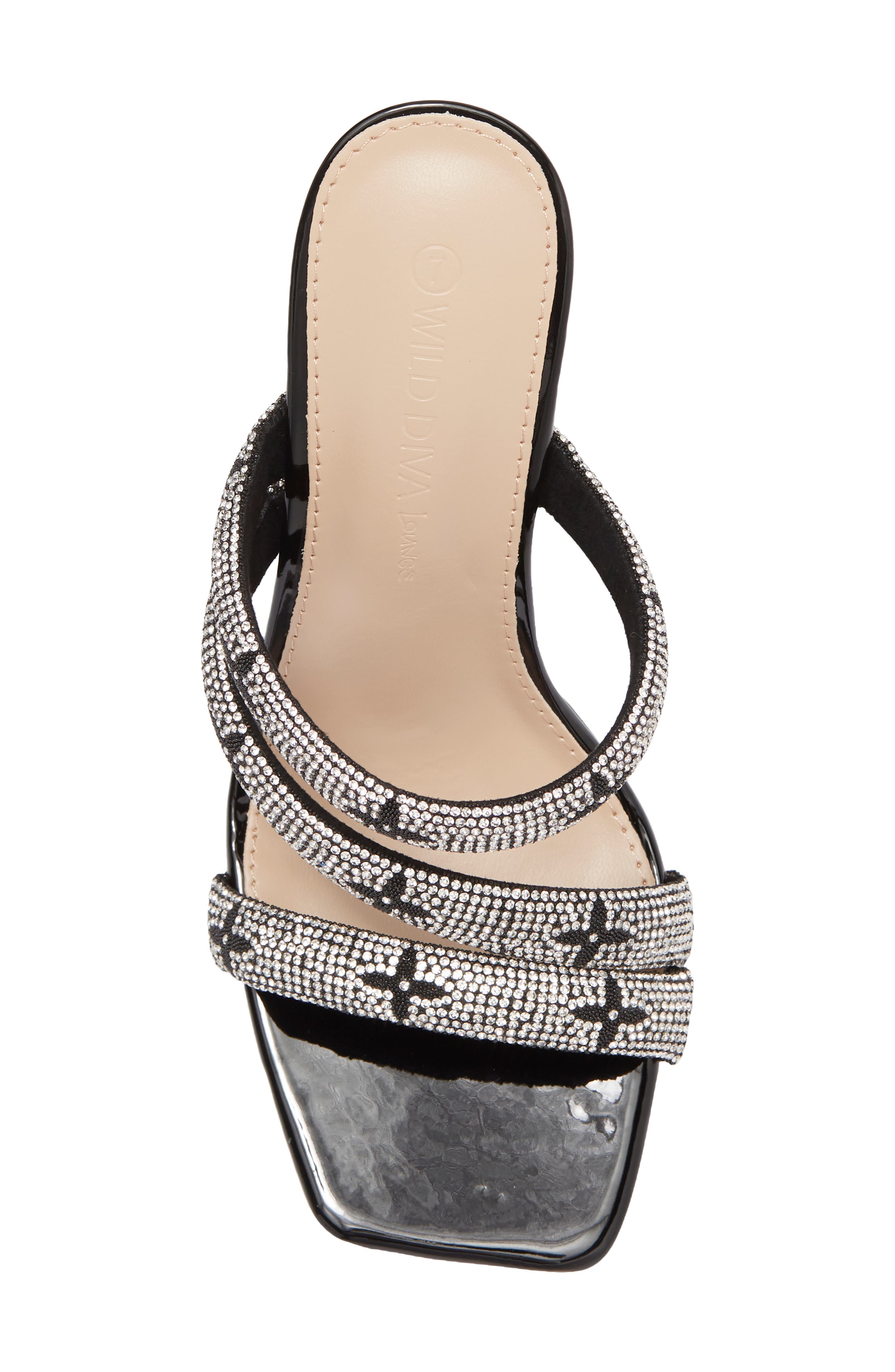 WILD DIVA LOUNGE Embellished Stiletto Sandal (Women) | Nordstromrack